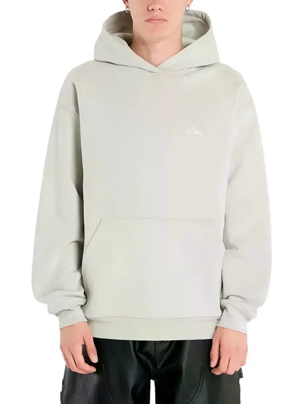 DIME Cursive Small Logo Hoodie - Grey