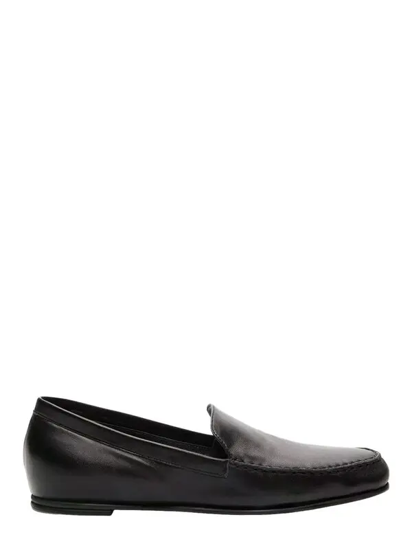 Loulou De Saison Boros Nappa Leather Loafers - Black
