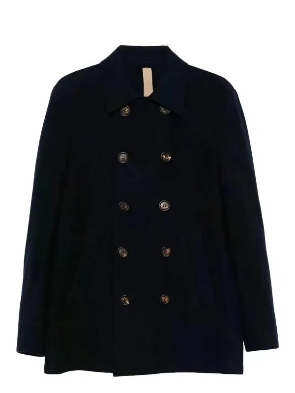 Eleventy Double-breasted Buttoned Blazer - Blue