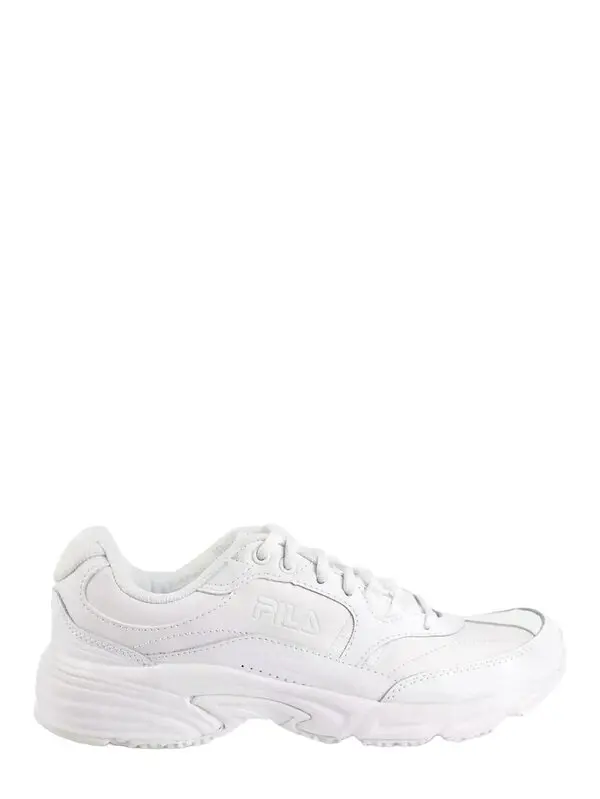 FILA Memory Workshift Slip Resistant Sneakers - White