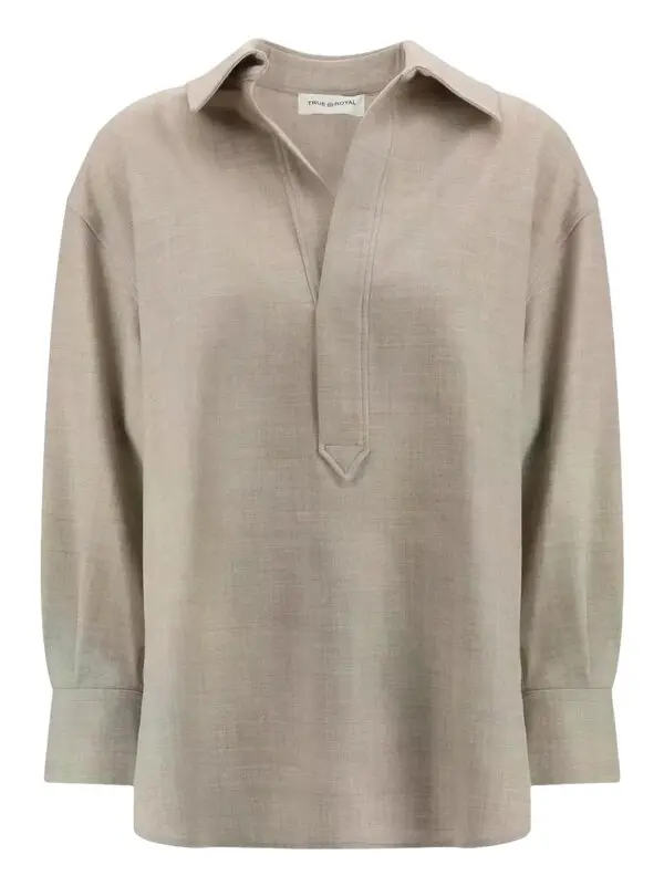 True Royal Panel Shirt - Neutrals