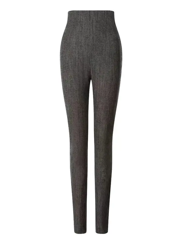 Alberta Ferretti Skinny Trousers - Black