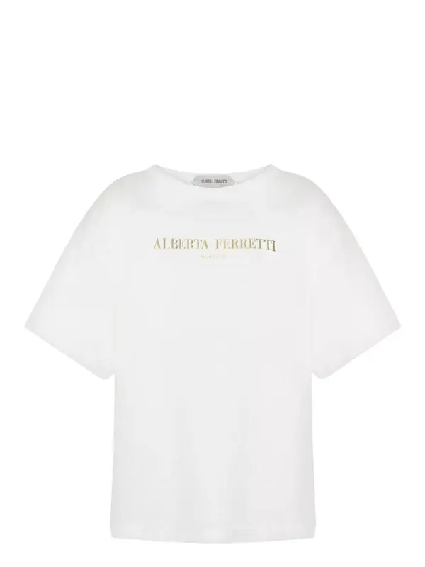 Alberta Ferretti Cotton T-shirt - White