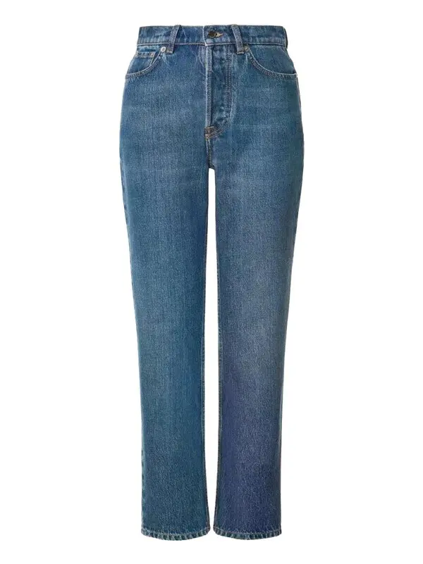 Alberta Ferretti Cropped Jeans - Blue