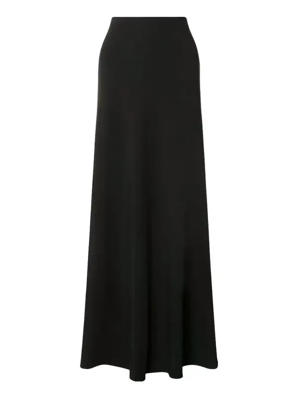 Alberta Ferretti High-waisted Maxi Skirt - Black