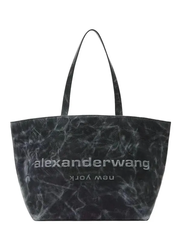 Alexander Wang Logo-embossed Tote Bag - Black