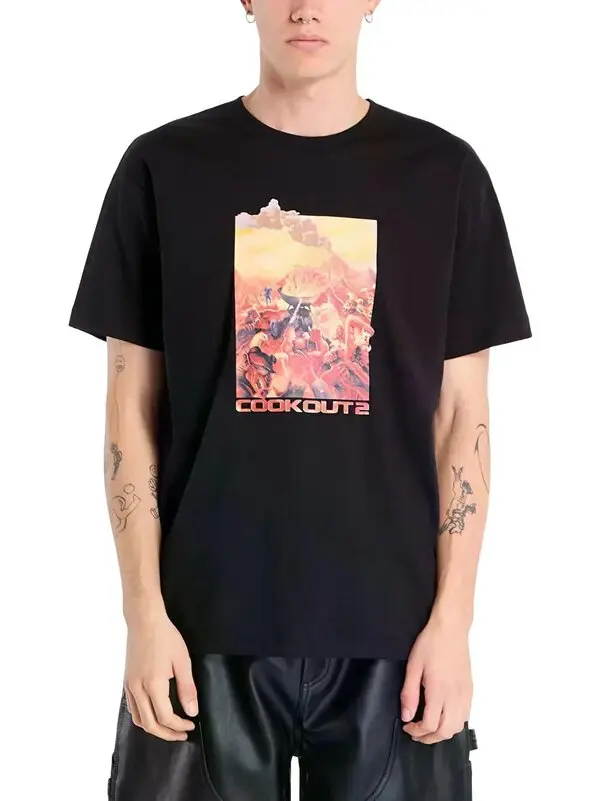 DIME Graphic-print T-shirt - Black