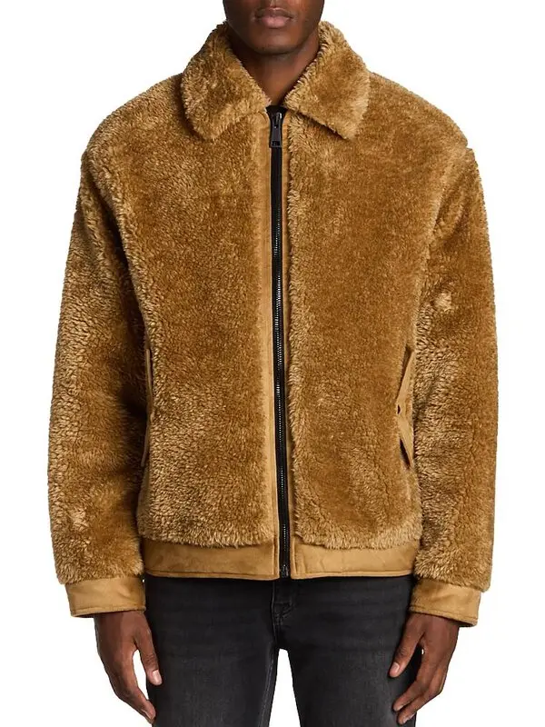 Versace Montone Jacket - Tan