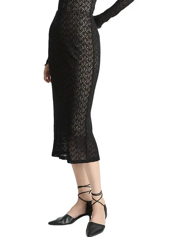 Vince Lace Skirt - Black