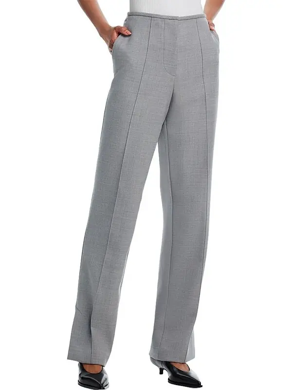 Helmut Lang Low Rise Carpenter Pants - Light Grey Melange