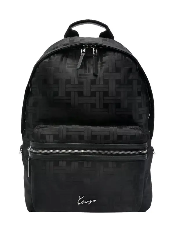 Kenzo Monogram Backpack - Black