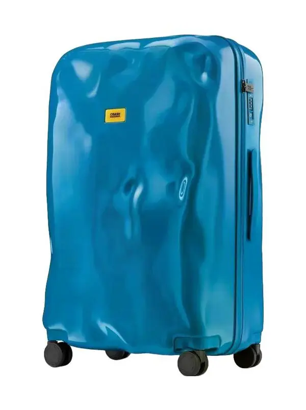 CRASH BAGGAGE Icon Deformed-shell Luggage - Blue