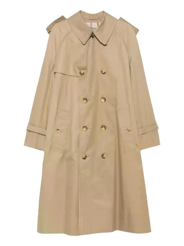 GRENFELL Double-breasted Trench Coat - Neutrals