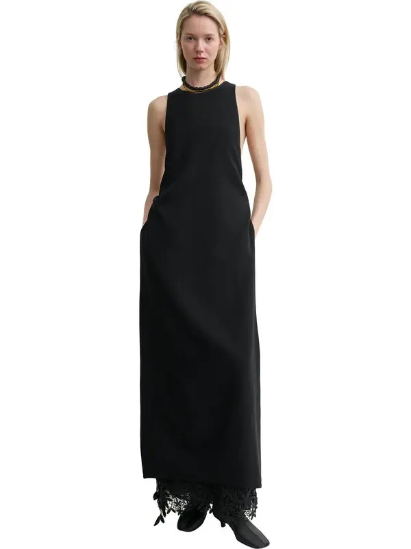 TOTÊME Racerback Evening Dress - Black