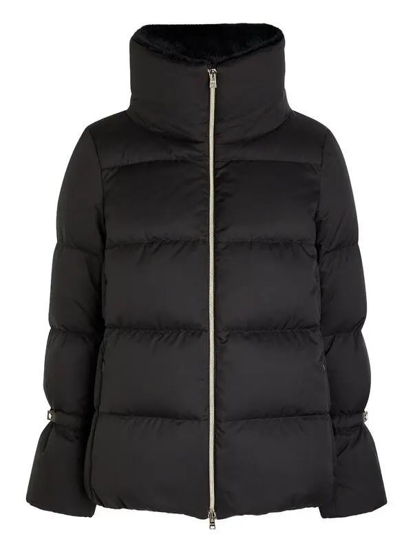 Herno Arendelle Quilted Shell Jacket - Black