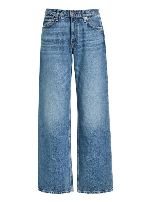 Rag & Bone Saige Straight-leg Jeans - Blue