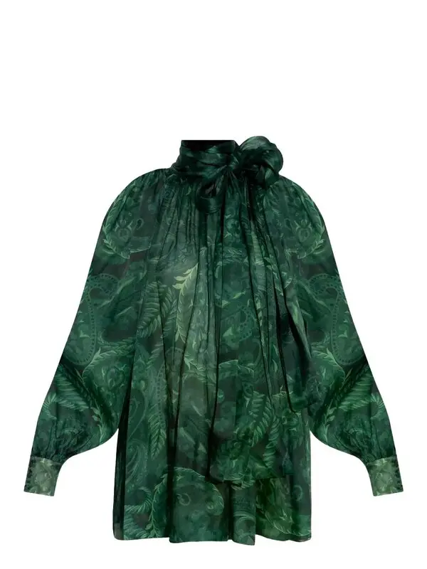 Etro Paisley-print Blouse - Green