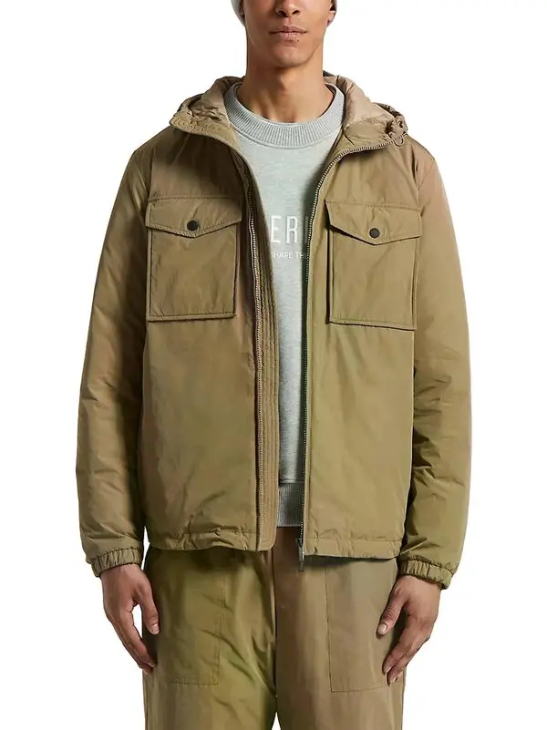 Peserico Hooded Flap-pocket Jacket - Neutrals