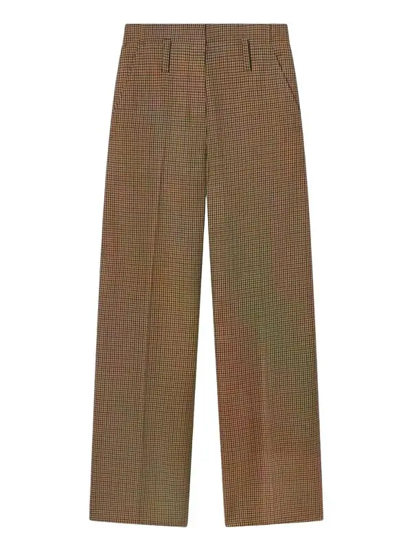 A.L.C. Houndstooth-pattern Trousers - Neutrals