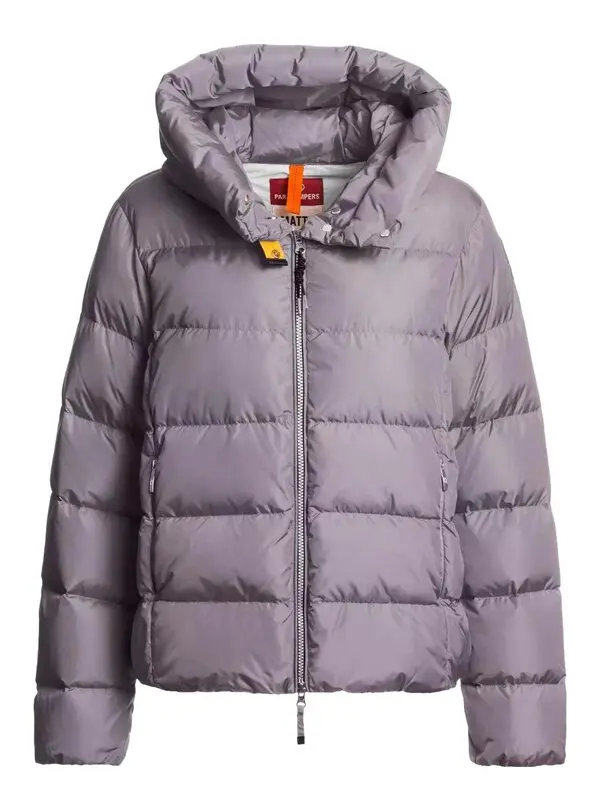 PARAJUMPERS Quilted Hooded Jacket - Grey