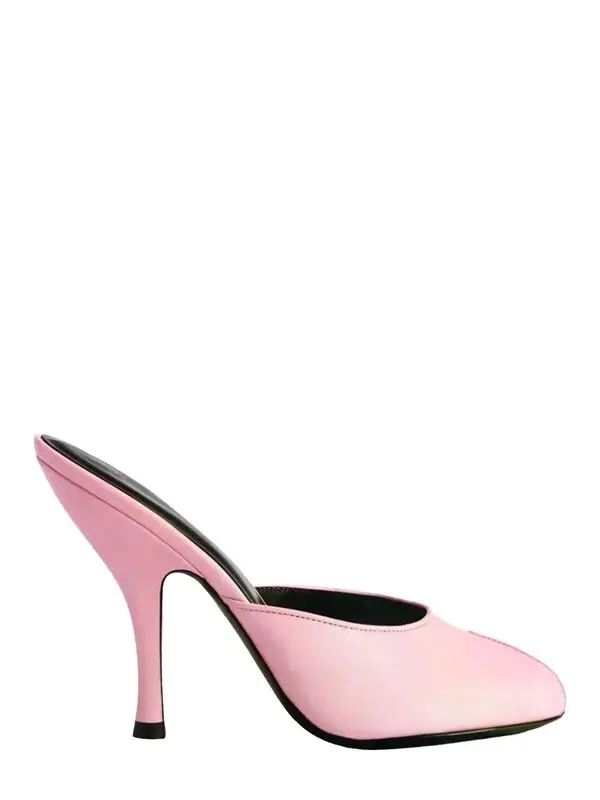 JUDE 105mm Date Open-toe Mules - Pink
