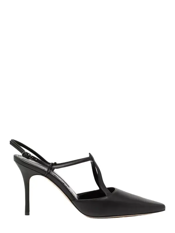 Manolo Blahnik 90mm Minia Pumps - Black