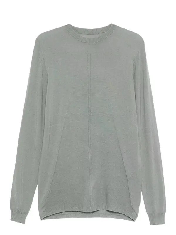 Rick Owens Crew-neck Long Sleeve Sweater - Grey