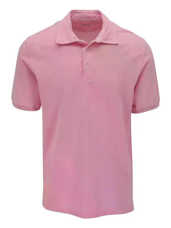 Fedeli Cotton Polo Shirt - Pink