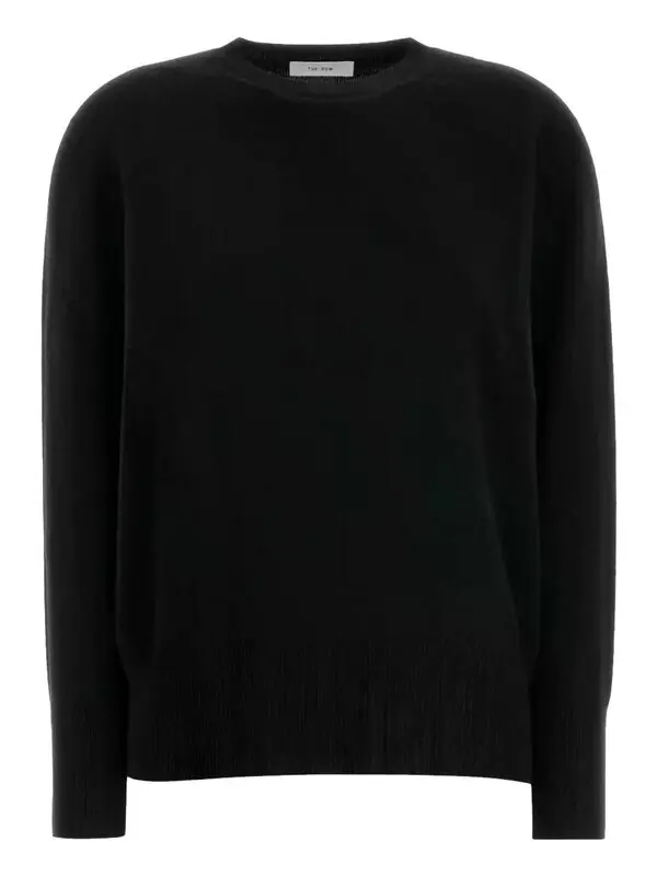 THE ROW Cashmere Crew-neck Sweater - Black