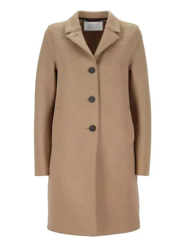 Harris Wharf London Button-fastening Wool Coat - Brown