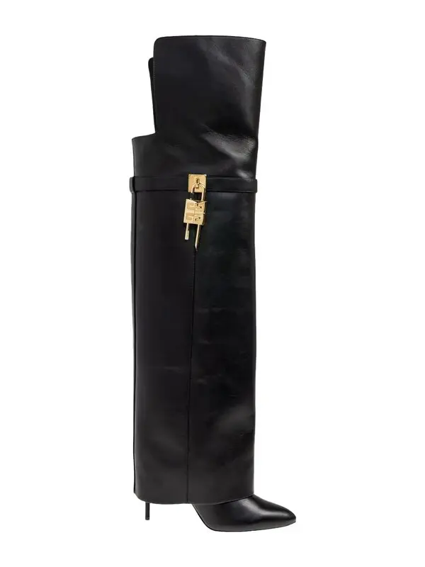 Givenchy 93mm Shark Over-the-knee Boots - Black