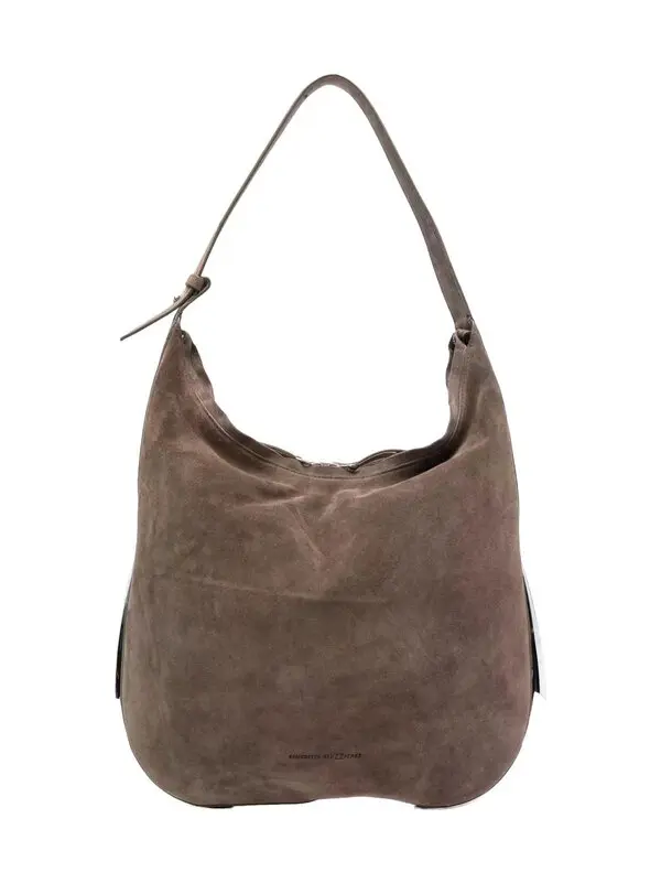 Benedetta Bruzziches Suede Shoulder Bag - Brown