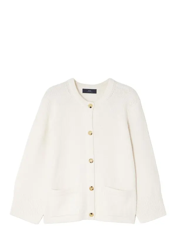 Arch4 Belvedere Organic Cashmere Cardigan - Ivory
