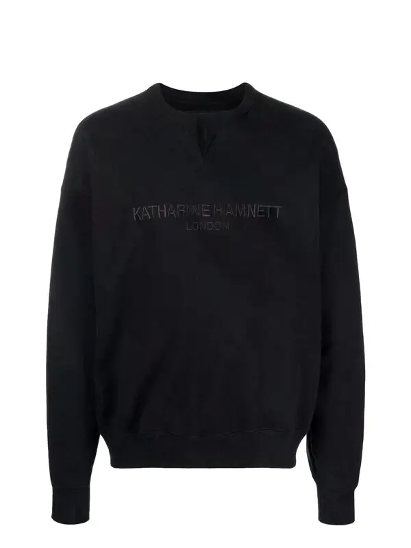 NEIGHBORHOOD Embroidered Logo Cotton Sweatshirt - Black