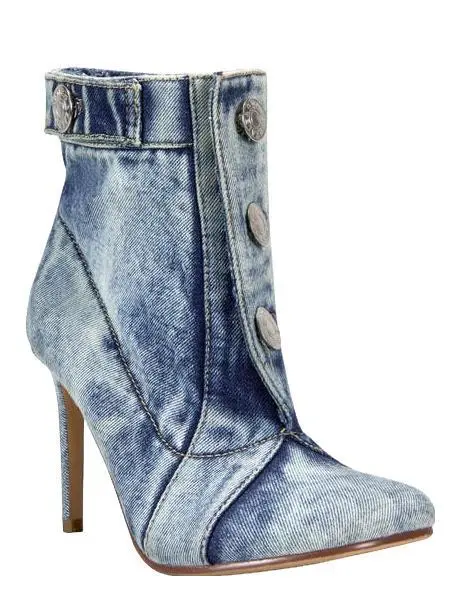 AZALEA WANG Moriah Bootie - Denim
