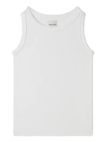 VIR VITA Lucia Racerback Tank - White