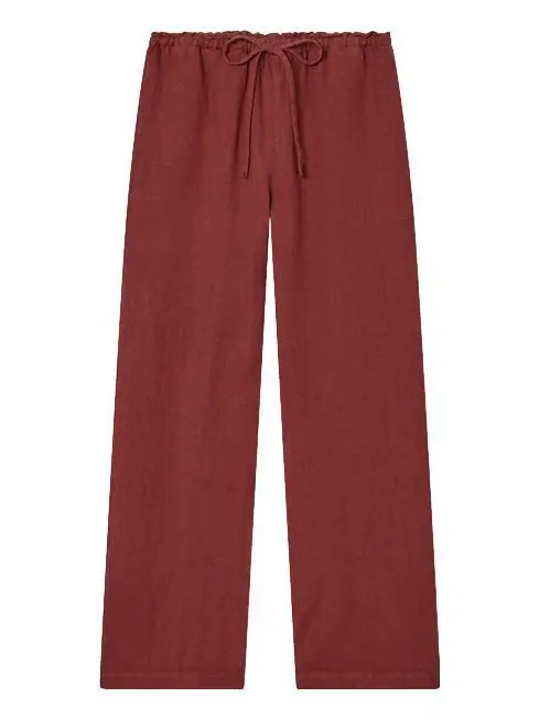 VIR VITA Delphine Linen Pant - Sun Dried Tomato