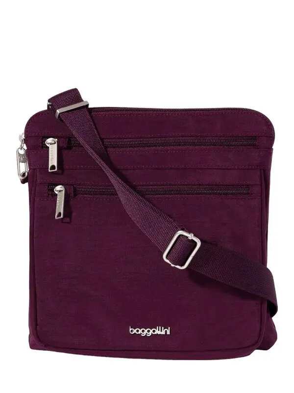 BAGGALLINI Securtex Anti-theft Crossbody Bag - Mulberry