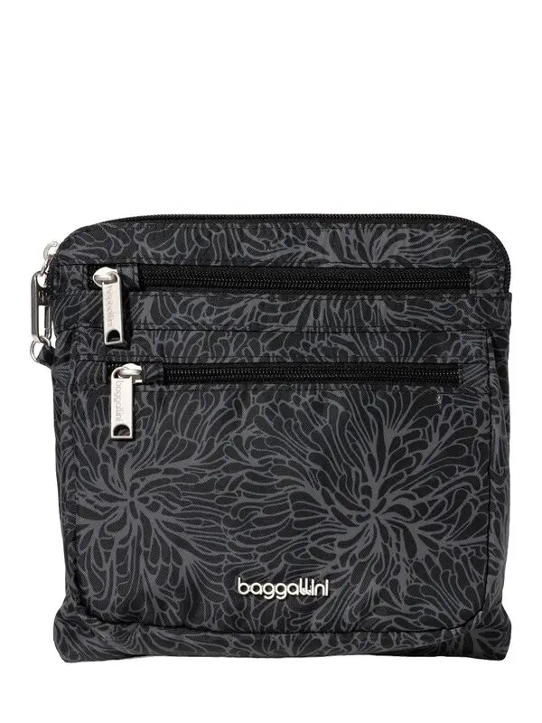 BAGGALLINI Securtex Anti-theft Crossbody Bag - Midnight Blossom Print