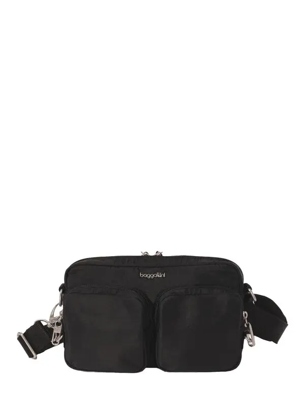 BAGGALLINI Securtex Anti-theft Treasure Crossbody Bag - Black
