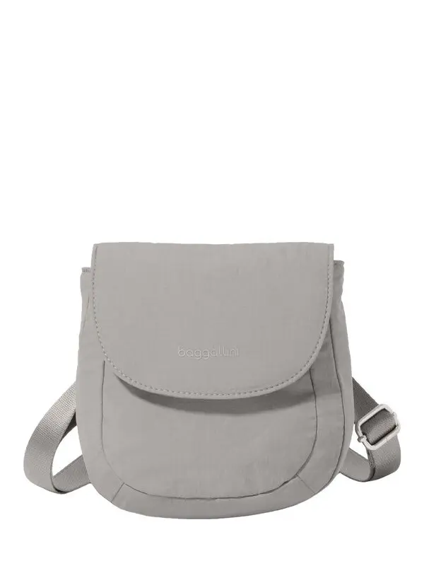 BAGGALLINI Swift Flap Mini Crossbody - B-lite Silver Sand