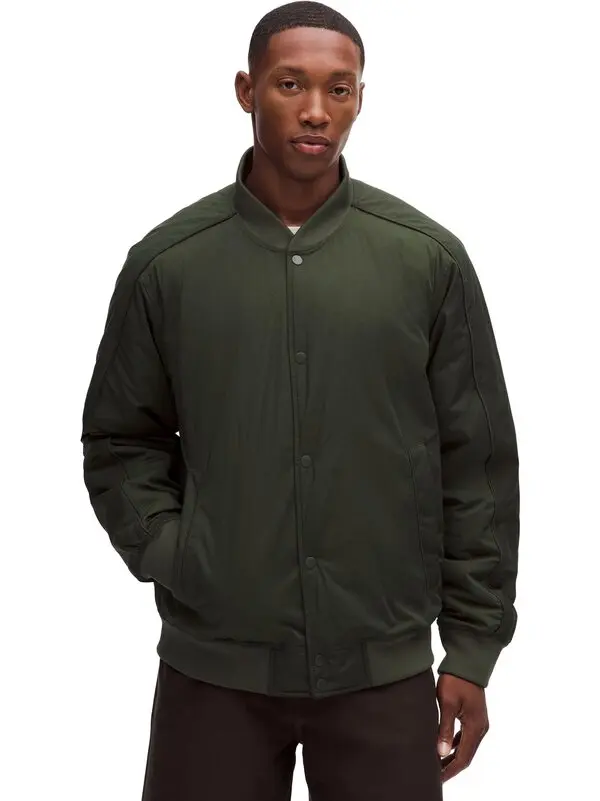 Lululemon Collegiate Bomber Jacket - Deep Forest