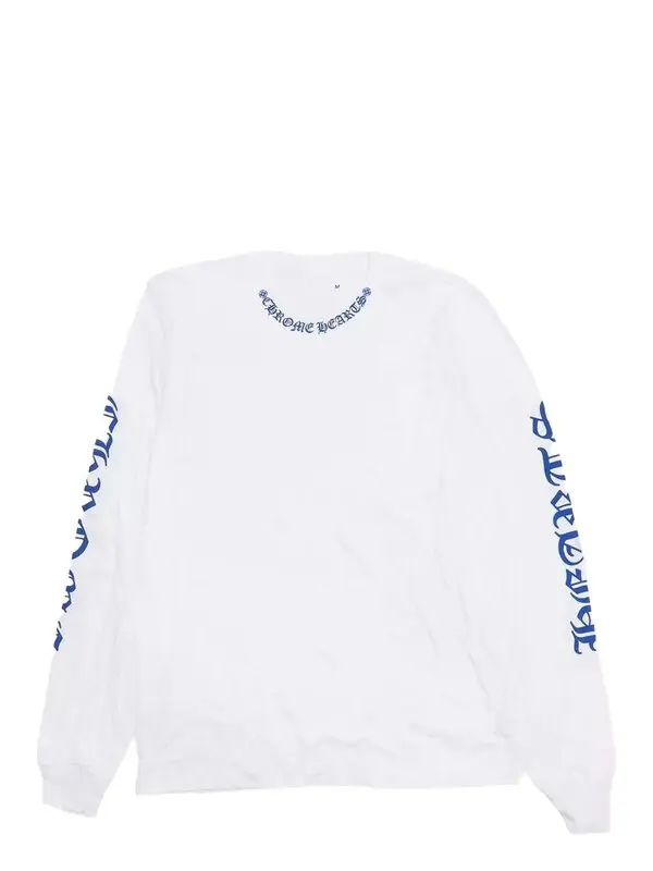 Chrome Hearts Neck-logo Long-sleeve T-shirt - White