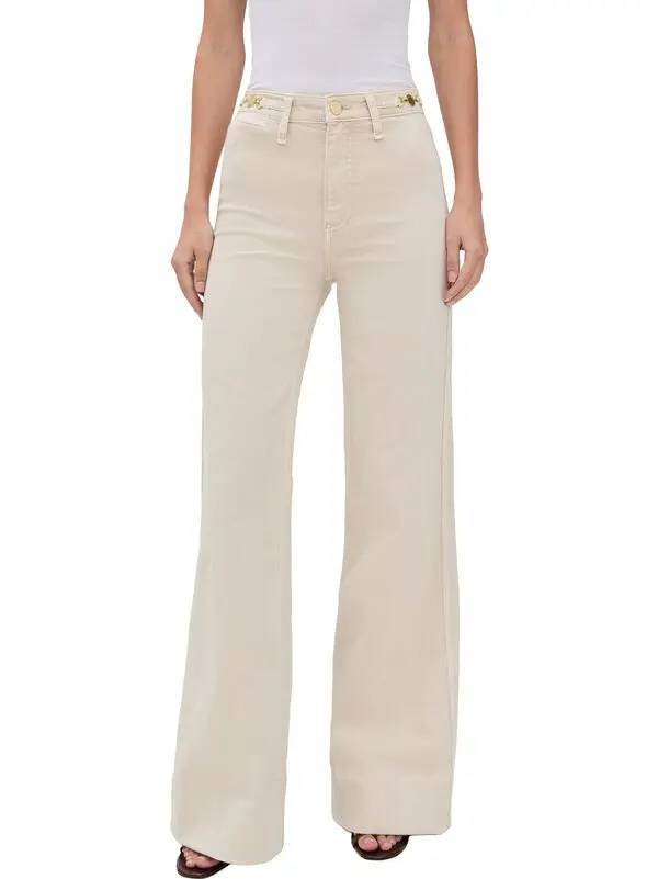 Rag & Bone Skylar High-rise Trouser Jeans - Sand Stone