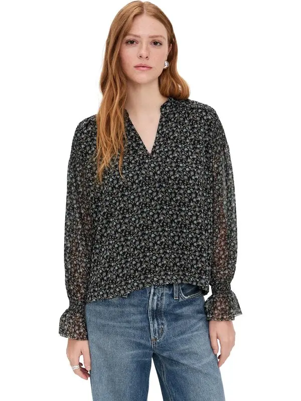 Madewell Lizzy Blouse - Jet Black