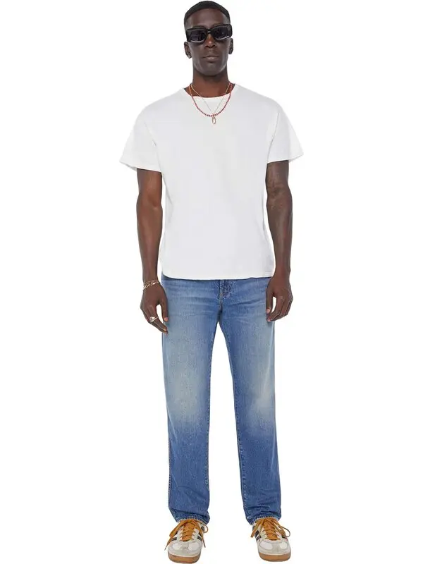 MOTHER The Bronco Straight-leg Jeans - Blue