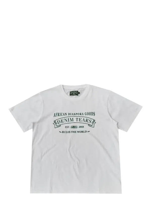 CORTEIZ X Denim Tears Logo Tee Shirt - White