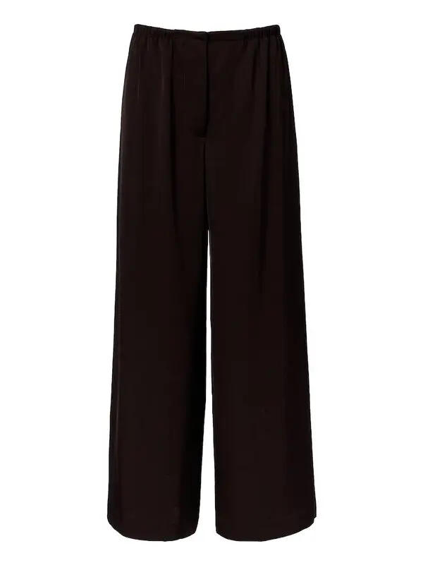 Proenza Schouler White Label Meadow Twill Wide-leg Pants - Brown