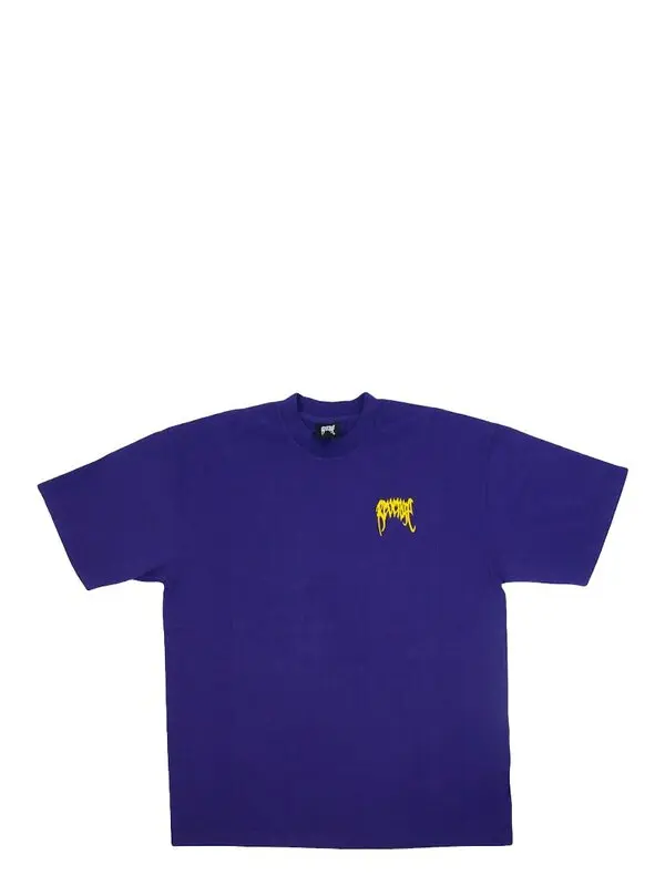 REVENGE Basic Embroidered T-shirt - Purple