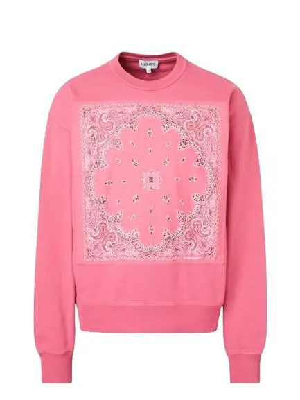 Kenzo Bandana Patch Sweatshirt - Pink